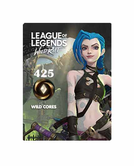 League Of Legends Wild Rift 425 Wild Cores [Digital Code] – TuPuntoPlay